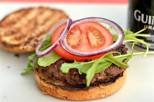 Guinness Beef Burgers - Wholesomelicious