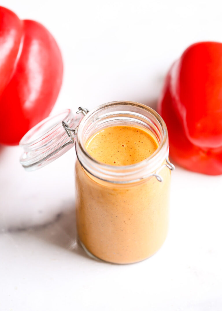 Roasted Red Pepper Vinaigrette - Wholesomelicious