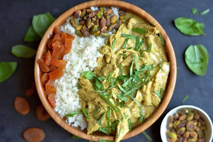 Slow Cooker or Instant Pot Apricot Curry Chicken - Wholesomelicious