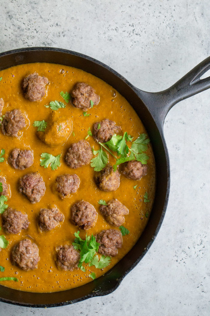 Chipotle Enchilada Meatballs - Wholesomelicious