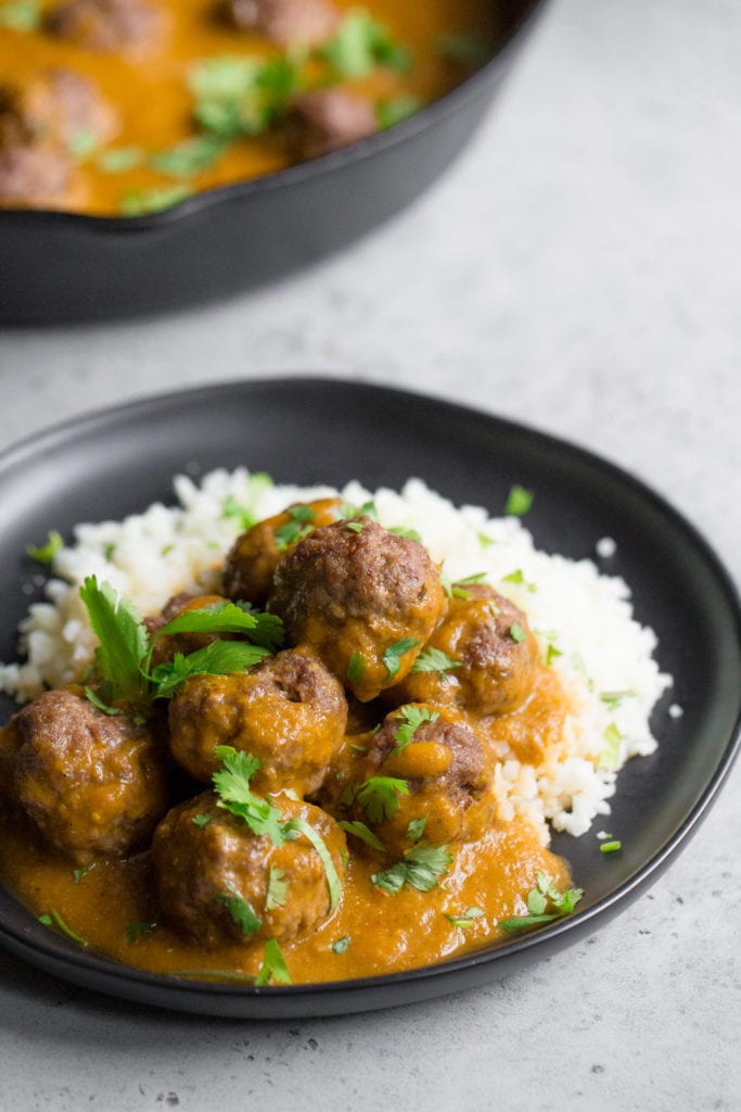 Chipotle Enchilada Meatballs - Wholesomelicious