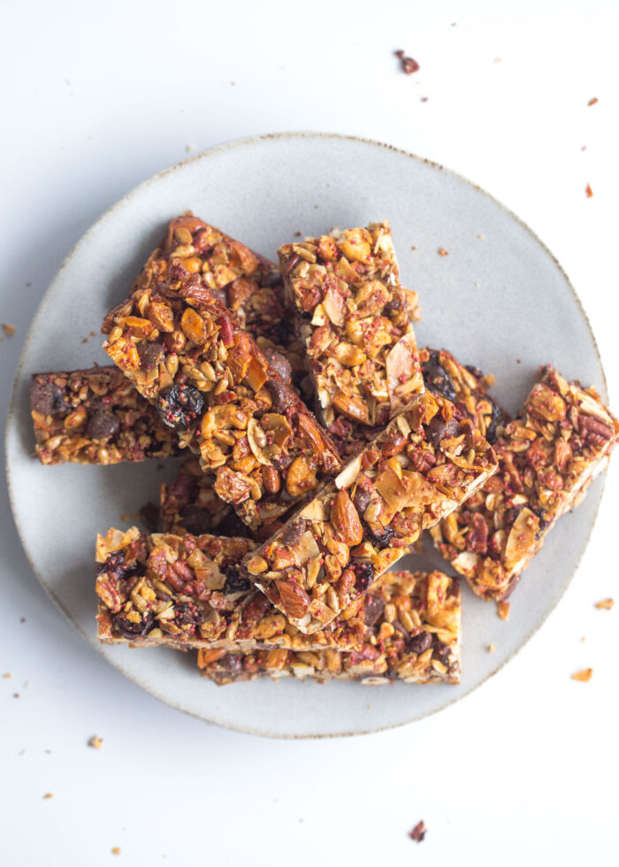 Trail Mix Bars - Wholesomelicious