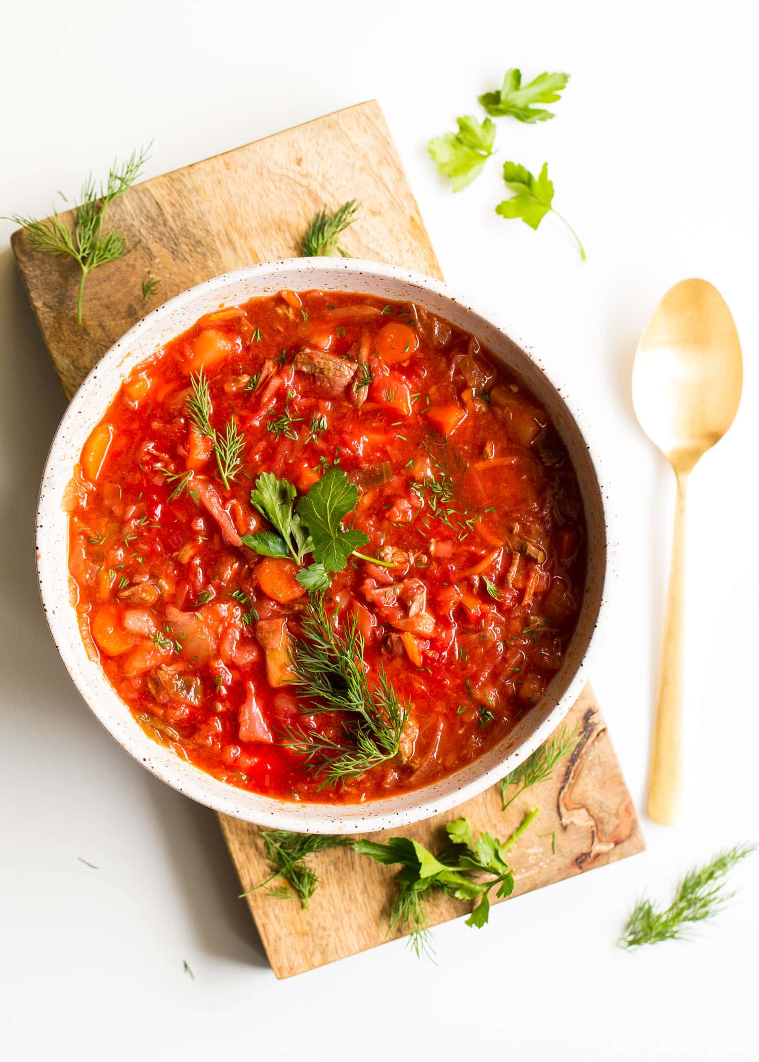 Instant Pot Borscht Soup - Wholesomelicious