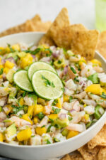 Mango Shrimp Ceviche with Avocado - Wholesomelicious