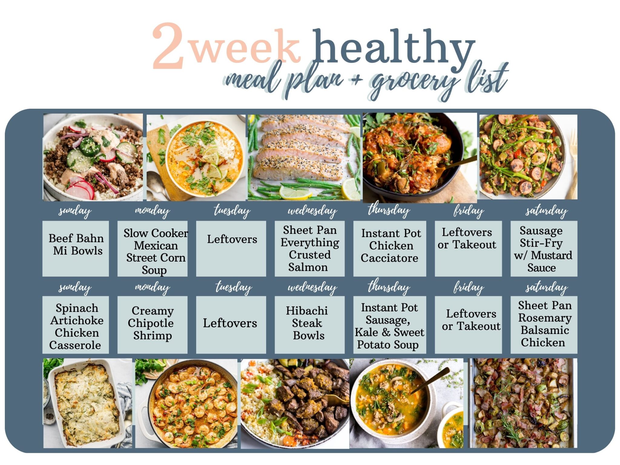 2 Week Healthy Meal Plan Wholesomelicious 2 Week Healthy Meal Plan Wholesomelicious