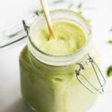 Creamy Homemade Dill Pickle Salad Dressing - Wholesomelicious