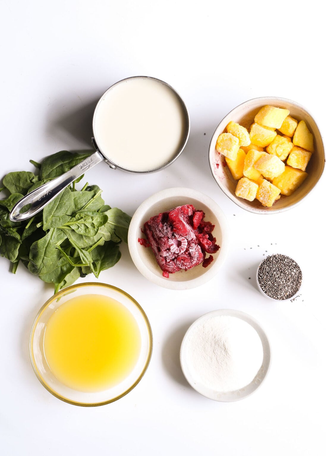 Quick 10-Minute Raspberry Mango Smoothie - Wholesomelicious