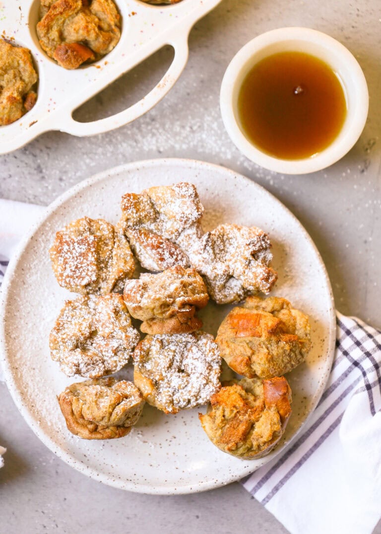 High-Protein French Toast Muffins - Wholesomelicious