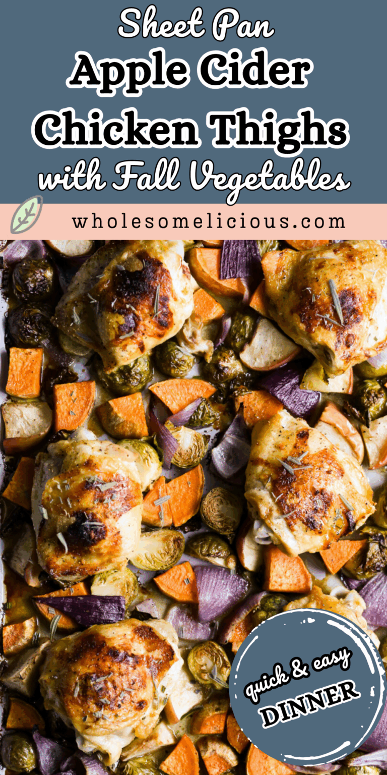 Sheet Pan Apple Cider Chicken Thighs with Fall Vegetables ...